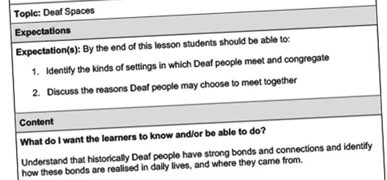 Aotearoa New Zealand Deaf History: Classroom lesson plans — SignDNA ...